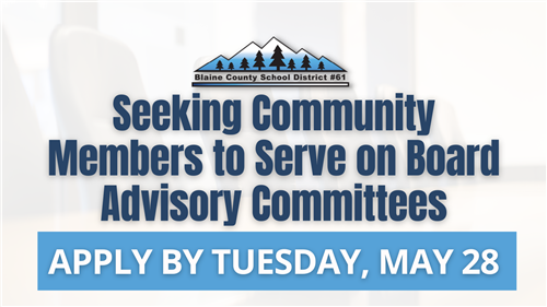 Apply NOW to Serve on a Board Advisory Committee